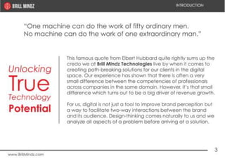 Brill mindz profile | PPTX