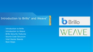 Brillo/Weave Part 1: High Level Introduction | PPT | Free Download