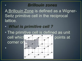 Brillouin zones newton sow | PPTX