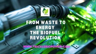 Biofuel: Turning Waste into Power.............. | PPT