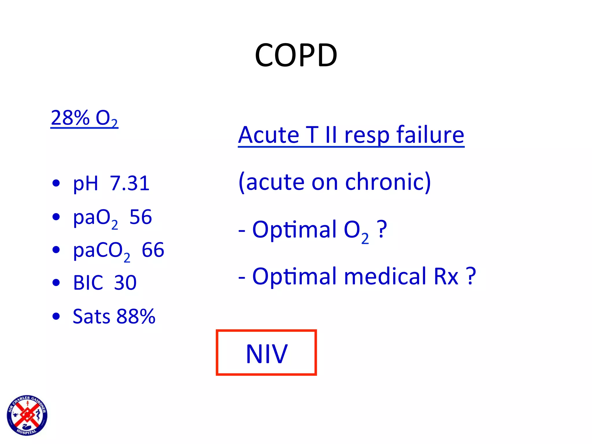 NIV in Acute Exacerbation of COPD | PDF