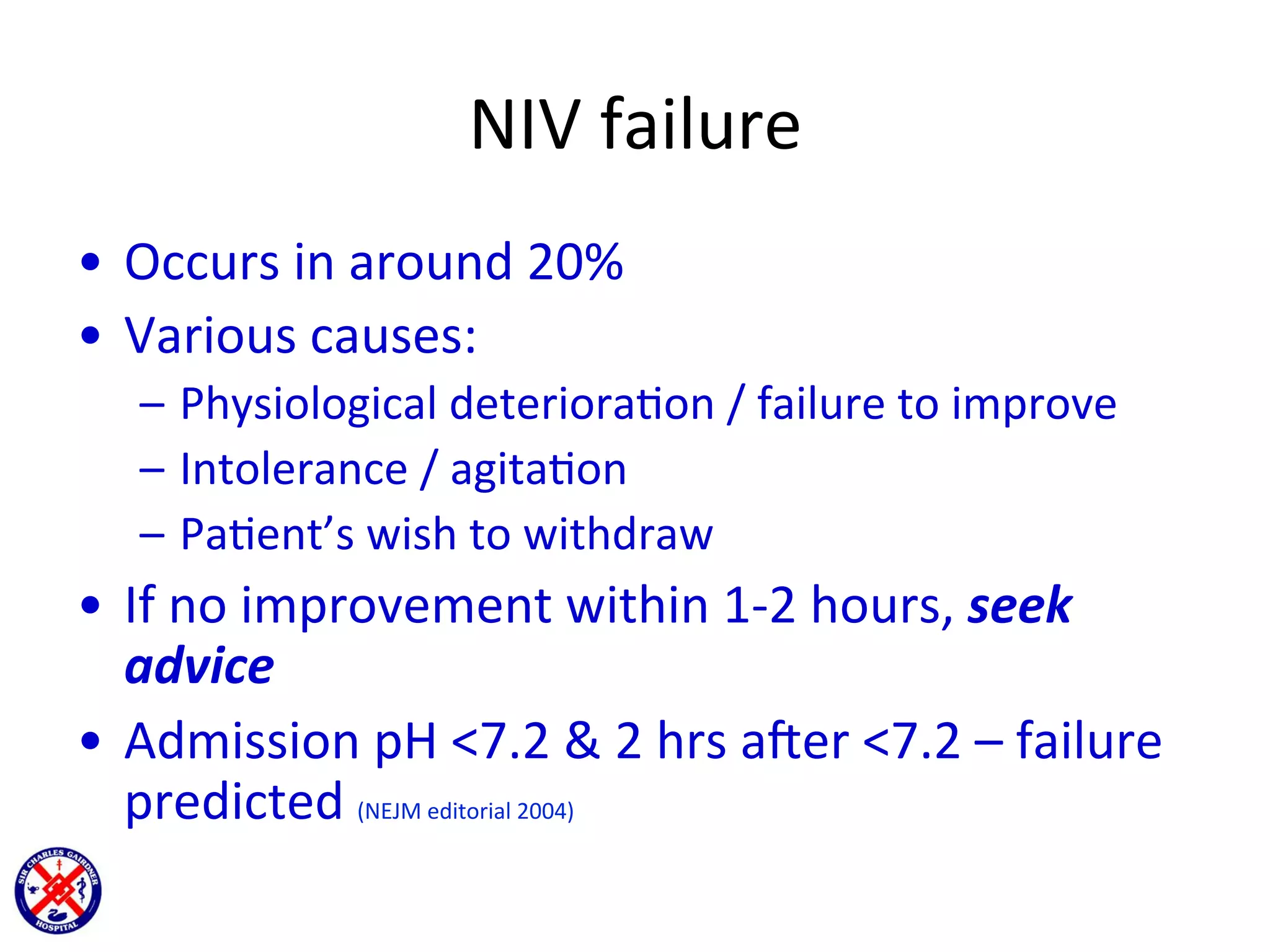 NIV in Acute Exacerbation of COPD | PDF
