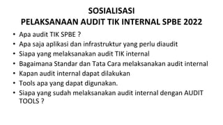 BRIN - Sosialisasi Audit TIK Internal SPBE 25022022.pdf