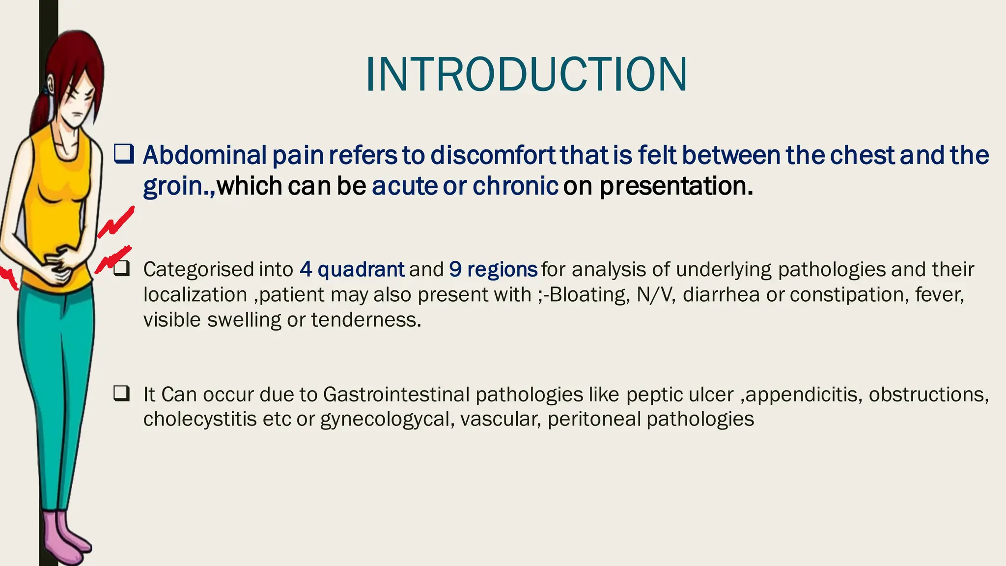 ABDOMINAL PAIN CASE HISTORY FOR DIAGNOSTIC SYNDROME SLIDESHARE | PDF