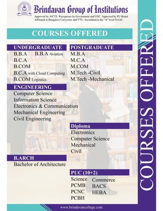 Brindavan Group of Education MBA BBA Engineering College Direct ...