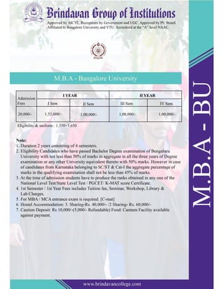 Brindavan Group of Education MBA BBA Engineering College Direct ...