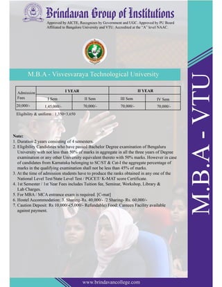 Brindavan Group of Education MBA BBA Engineering College Direct ...