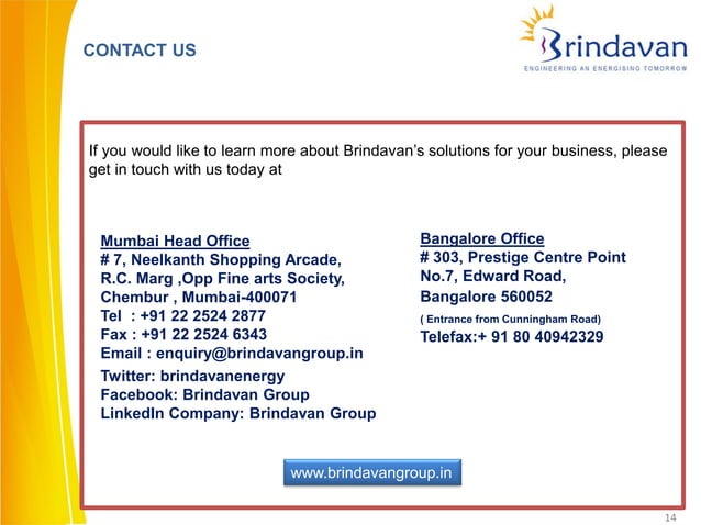 Brindavan Group HR And Training | PPT