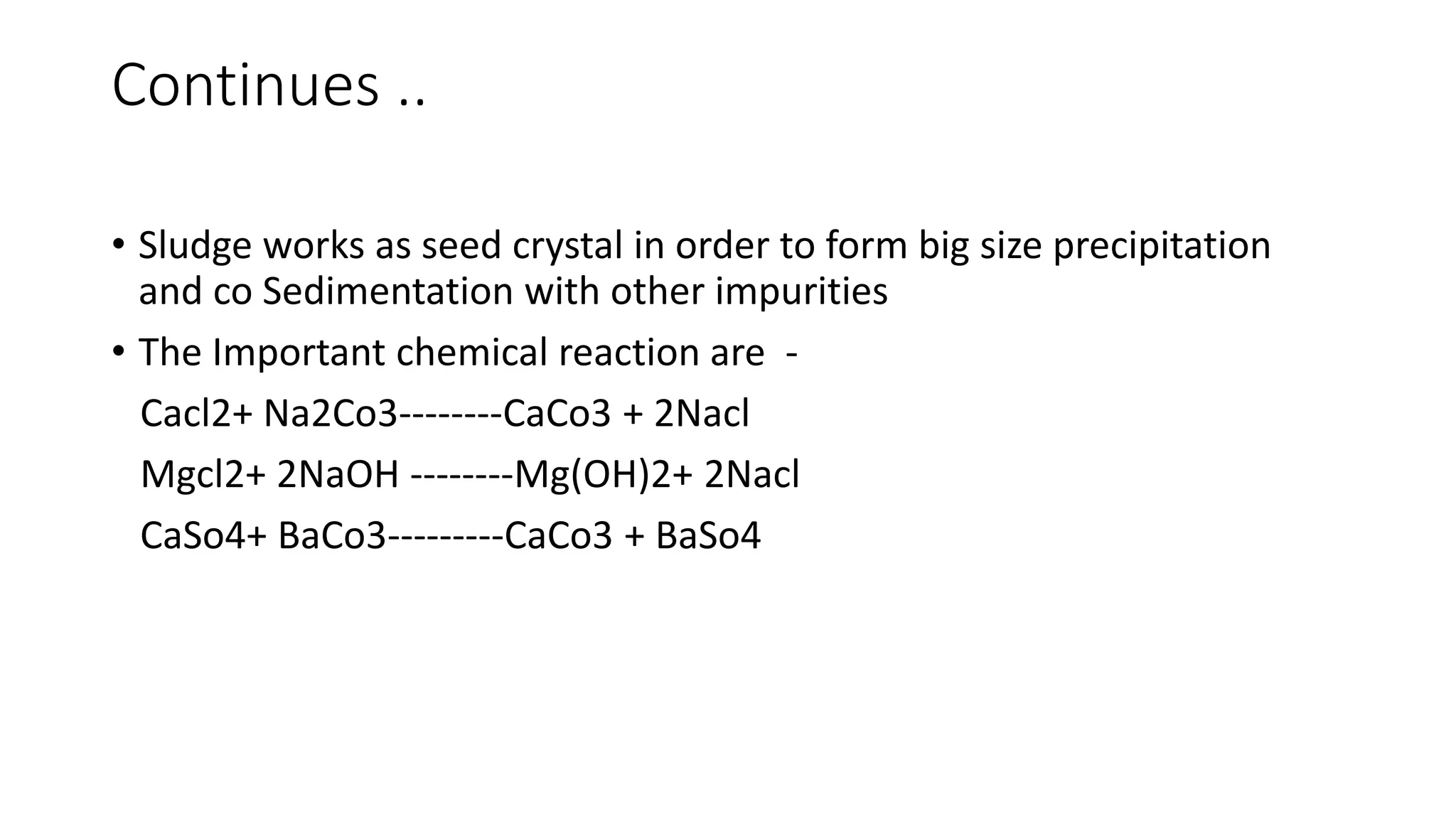 Brine treatment Section | PPTX