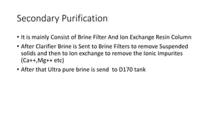 Brine treatment Section | PPTX