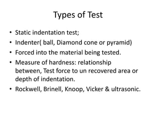 Brinell hardness new | PPTX