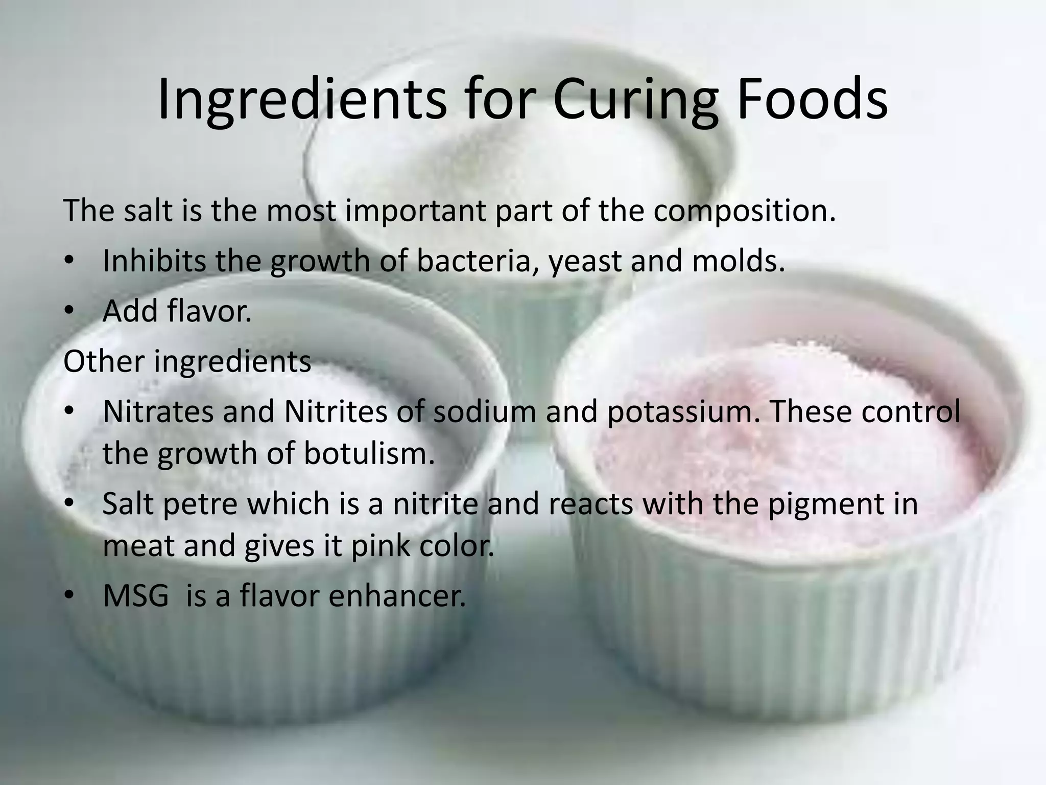 Brines cure marinade | PPTX