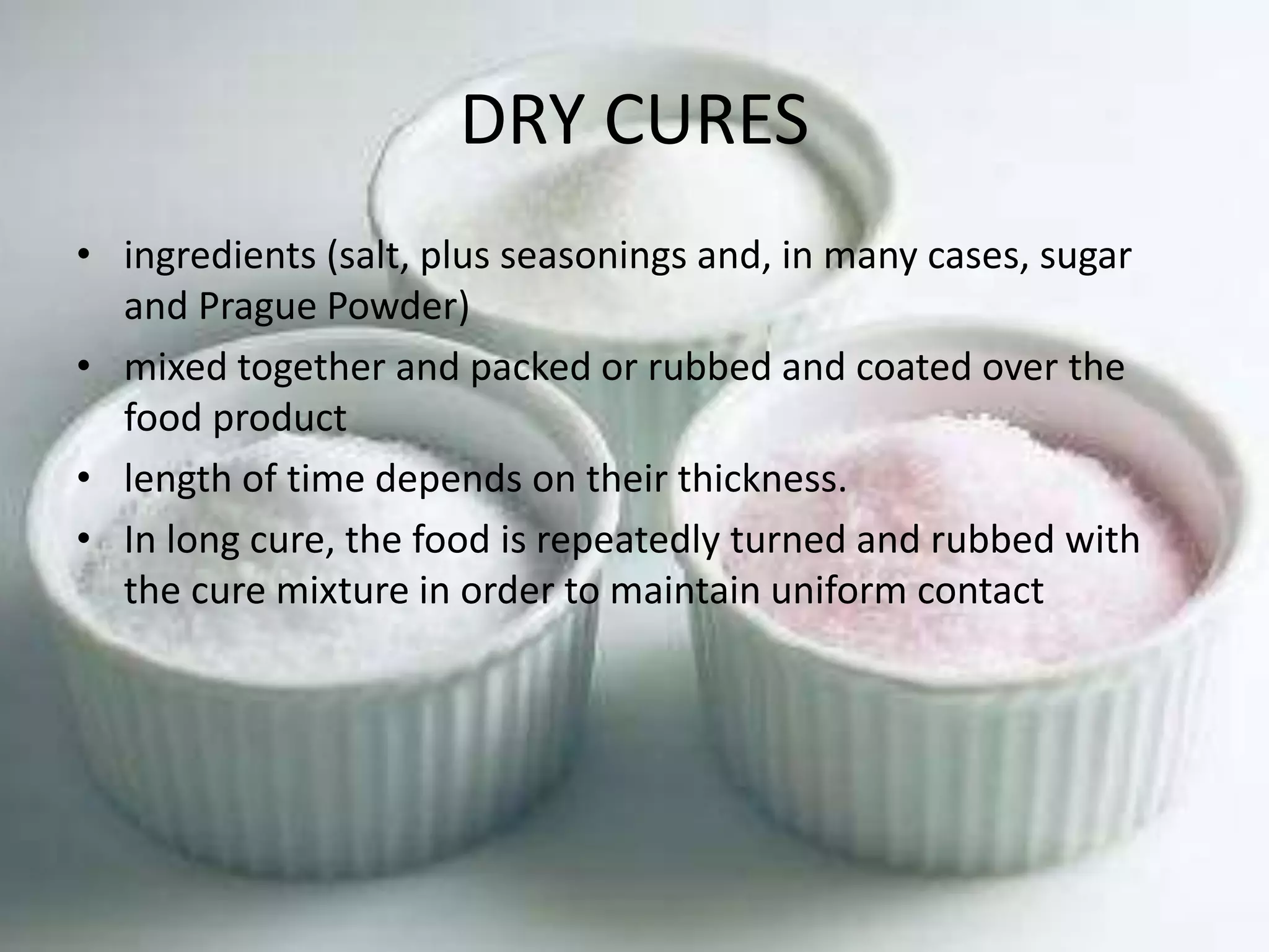 Brines cure marinade | PPTX