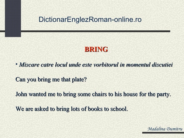 Bring fetch - take | PPT