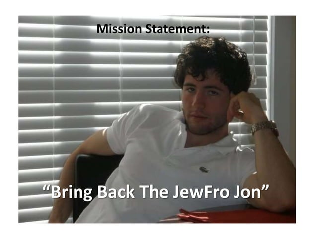 Bring back the jew fro jon | PPSX | Hair Care | Beauty
