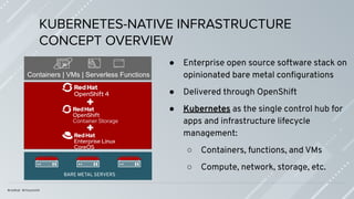 Bring cloud on premises with a kubernetes-native infrastructure | PDF