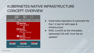 Bring cloud on premises with a kubernetes-native infrastructure | PDF