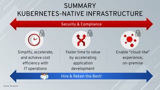 Bring cloud on premises with a kubernetes-native infrastructure | PDF