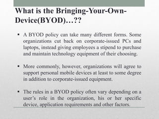 Bringing your-own-device usage policy for abc university collage ...