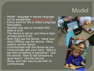 Bringing aac home | PPTX