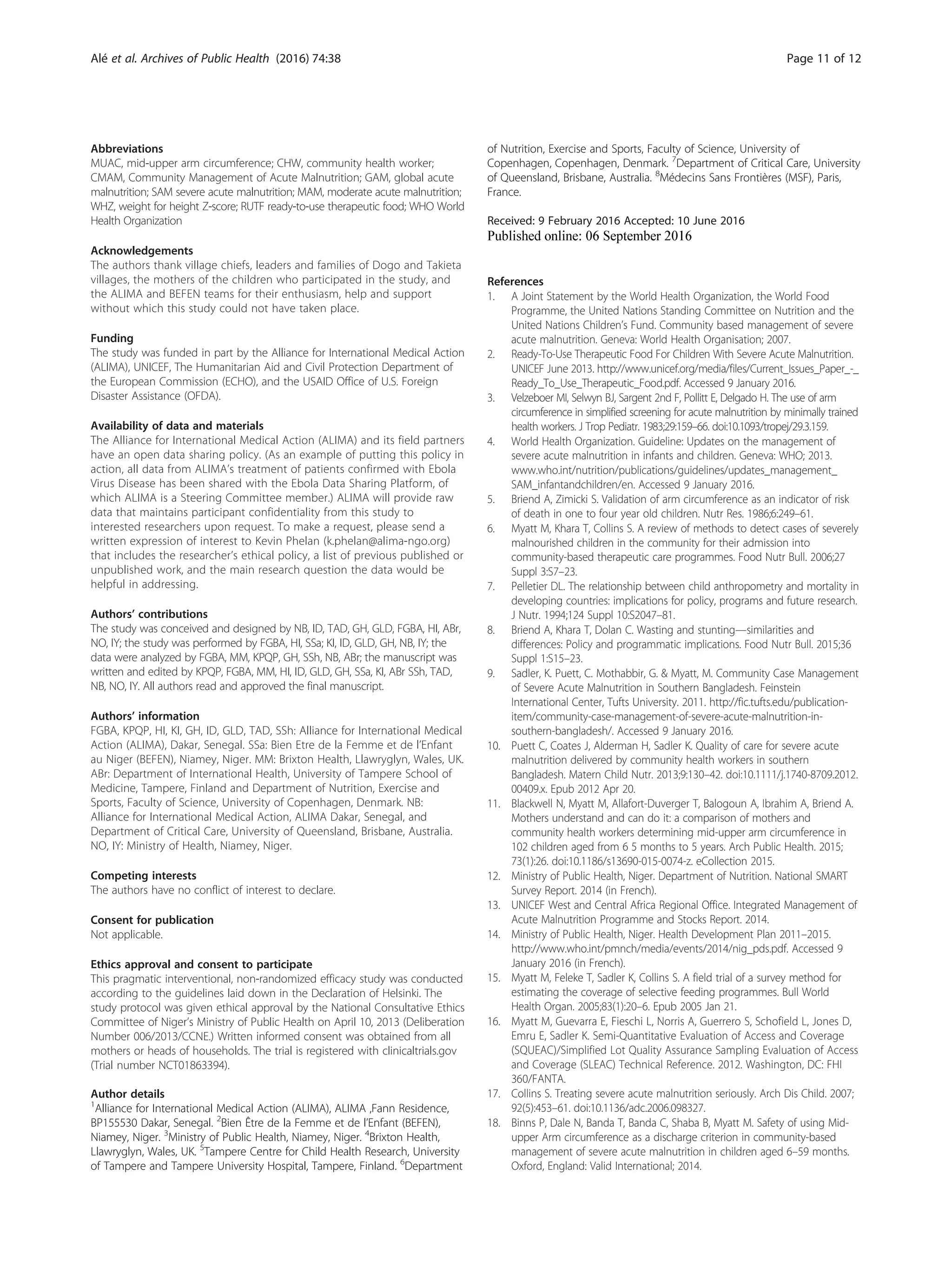 Innovations in Community-based Diagnosis and Treatment of Acute ...