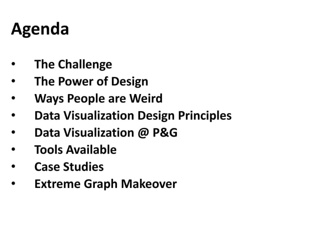 Bringing Data to Life - Making Charts That Don't Suck | PPT