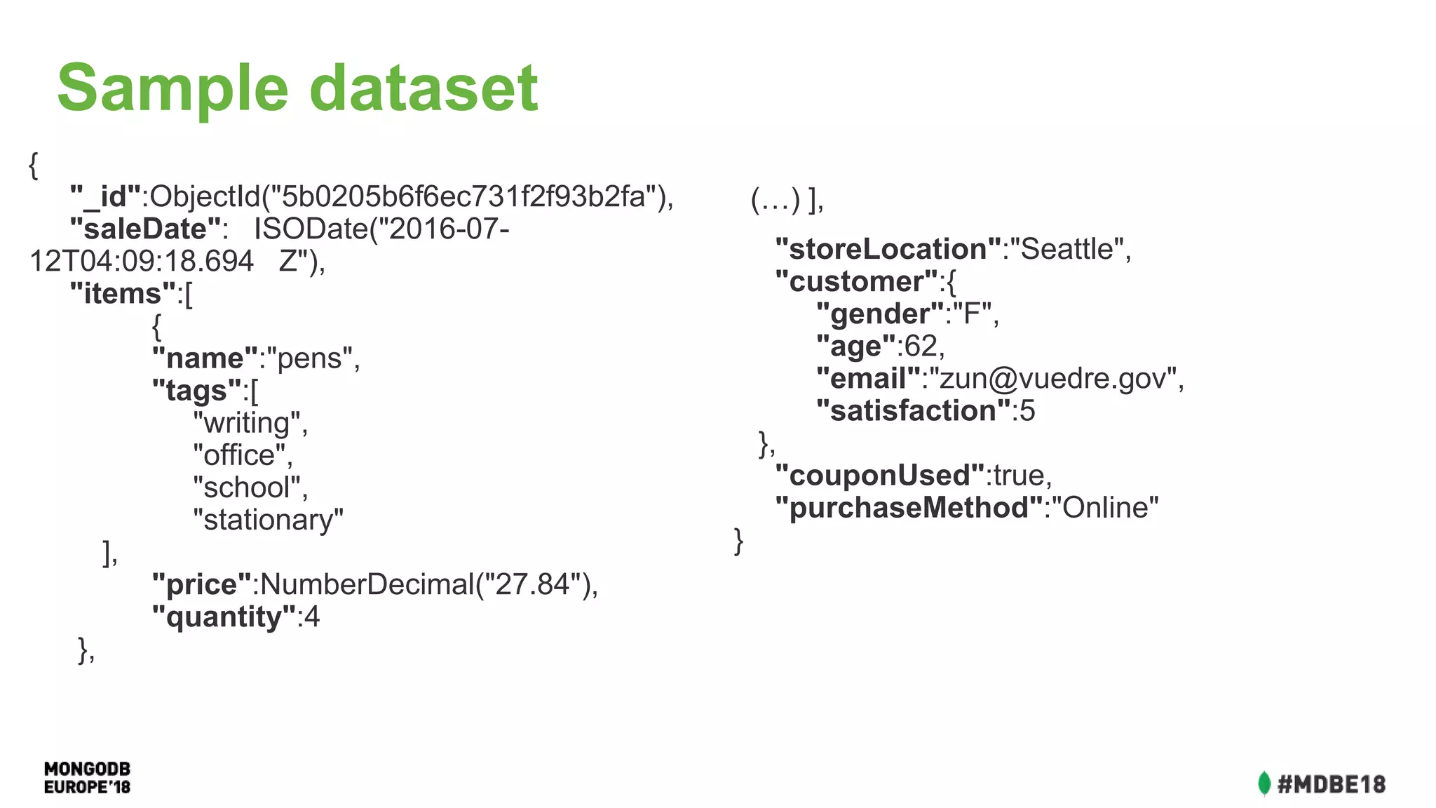 Bringing Data to Life with MongoDB Charts - Guillaume Meister | PPT