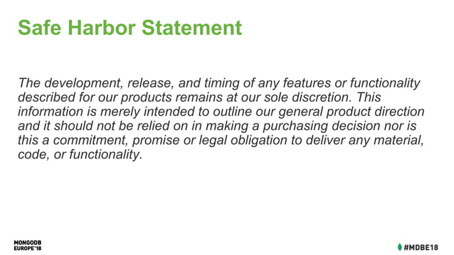 Bringing Data to Life with MongoDB Charts - Guillaume Meister | PPT