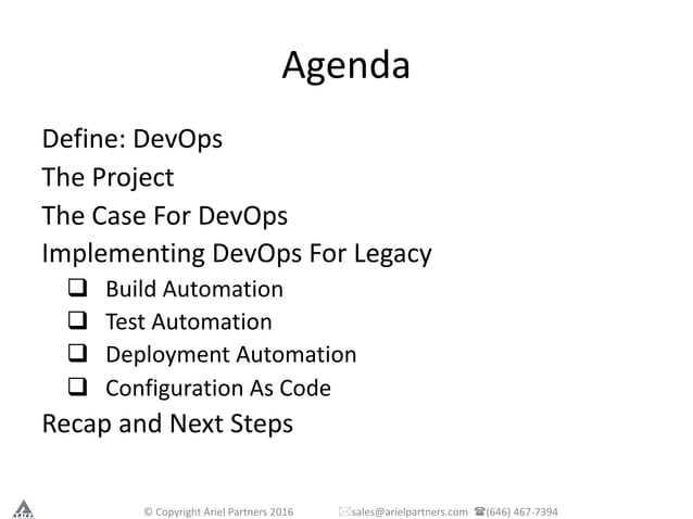 20160517 Lean Kanban North America 2016 Conf Bringing DevOps to an Entrenched Legacy Environment ...
