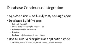 Bringing DevOps to the Database | PPT