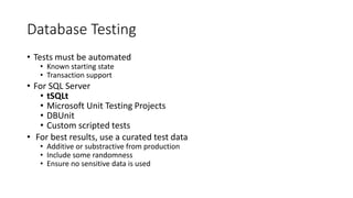 Bringing DevOps to the Database | PPTX