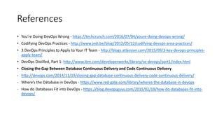 Bringing DevOps to the Database | PPTX
