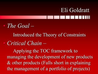 Bringing Discipline To Project Management | PPSX