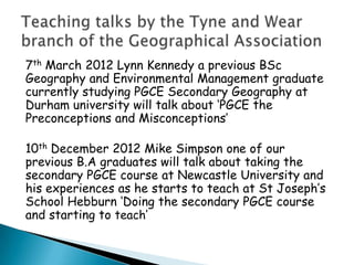 Bringing education to geography | PPTX