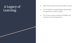 Bringing History to Life In A Meaningful Manner | PDF