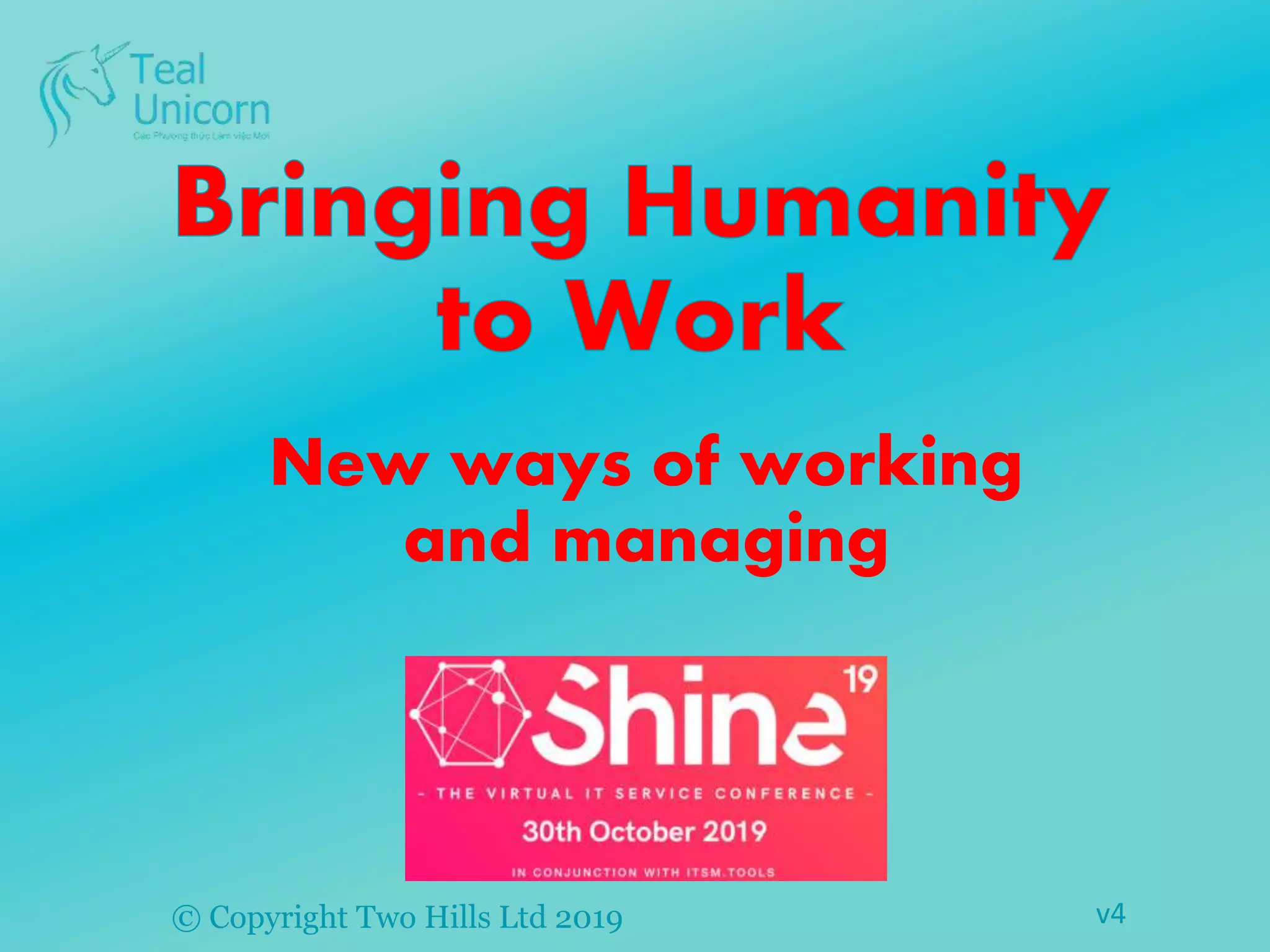Bringing humanity to work | PPTX
