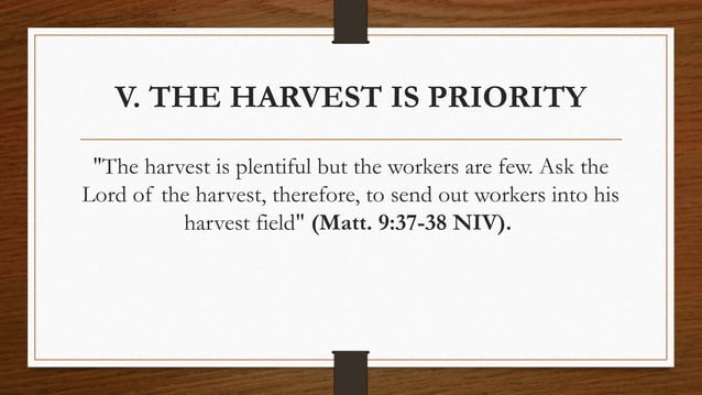BRINGING IN THE HARVEST.pptx BRINGING IN THE HARVEST.pptx