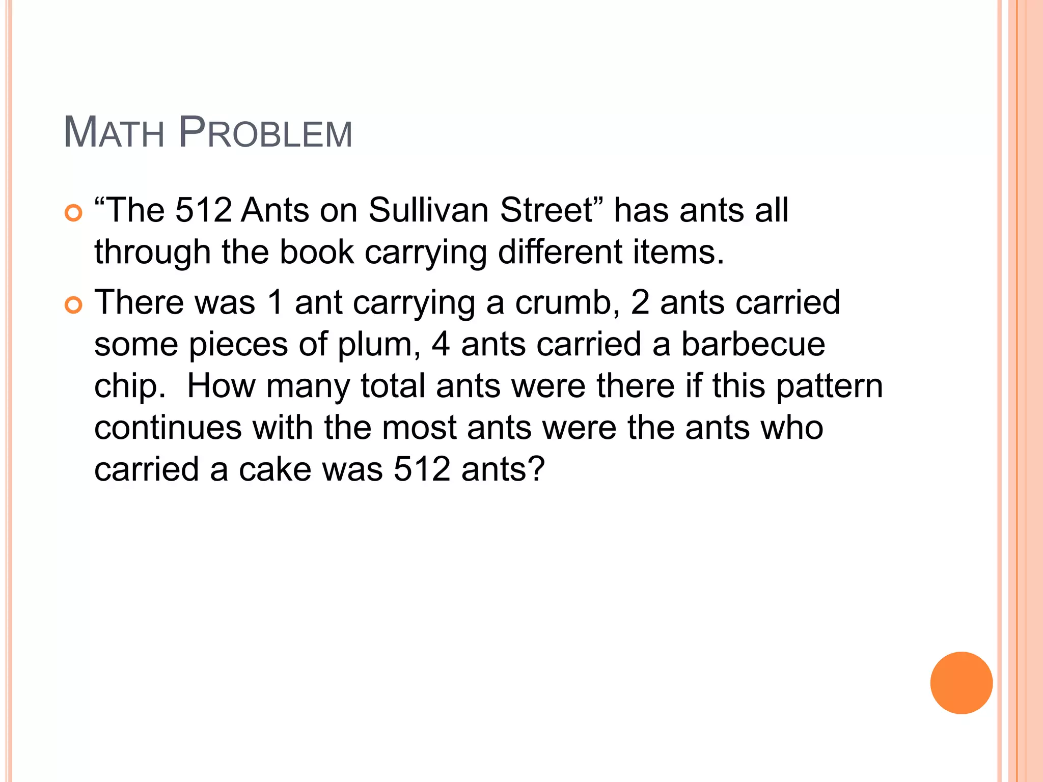 Bringing math into literacy | PPTX