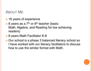 Bringing math into literacy | PPTX