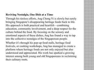 Bringing Nostalgia to Life: Ang Chong Yi’s Mission to Save Singapore’s ...