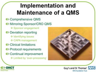 Bringing Quality to Life - QMS in an NHS Investigator Site | PPTX ...