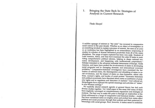 Bringing the state back in capã­tulo 1 | PPT