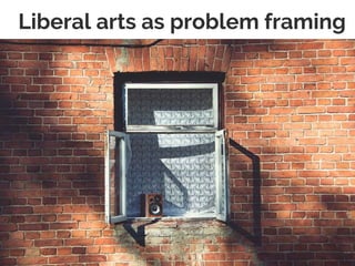 Data and the Liberal Arts Edge | PPT