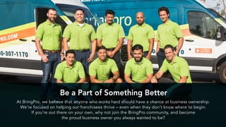 BringPro Franchise Program Overview | PPT