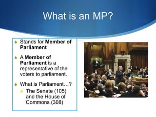 Bring your MP to school presentation | PPT