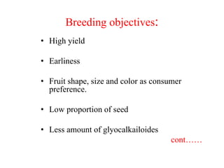 Breeding in Brinjal | PPTX