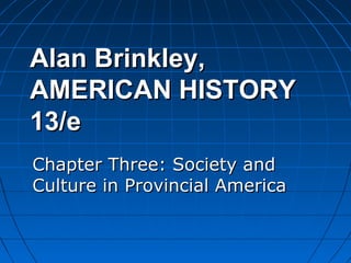 Brinkley13 ppt ch03 | PPT