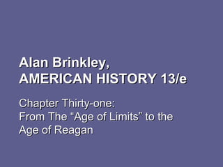 Brinkley13 ppt ch31 | PPT