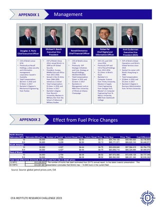 Christopher Newport University's 2019 CFA Challenge Equity Report | PDF
