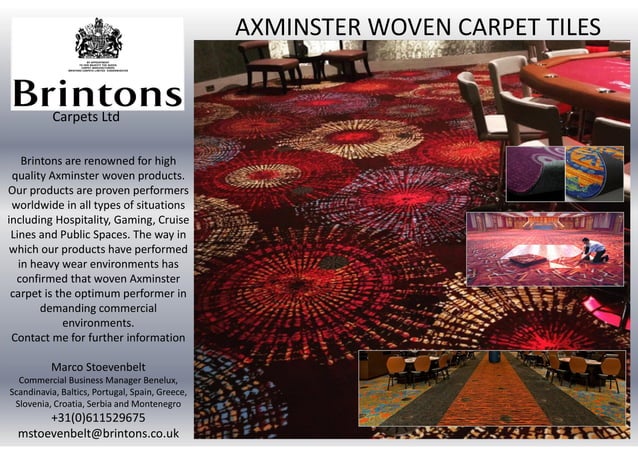Woven axminster tiles Brintons carpets ltd | PPT